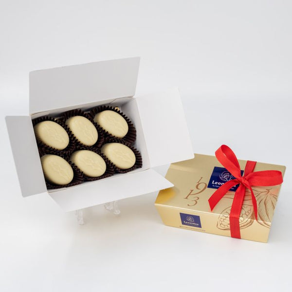 6 Irresistible Strawberry White Mini Ballotin Box – Leonidas Brighton