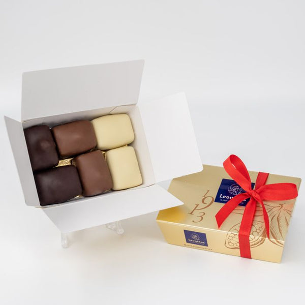 6 Manon Coffee with Nut Mix Mini Ballotin Box – Leonidas Brighton