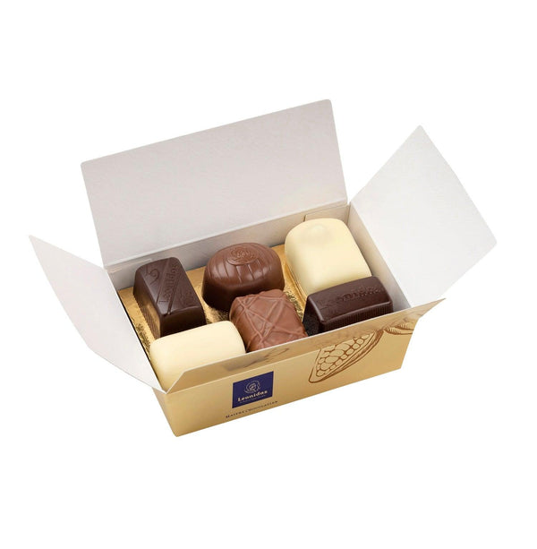 6 Assortment Chocolates Mini Ballotin Box – Leonidas Brighton