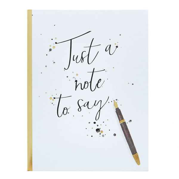 'Just a note to say' Greeting Card – Leonidas Brighton