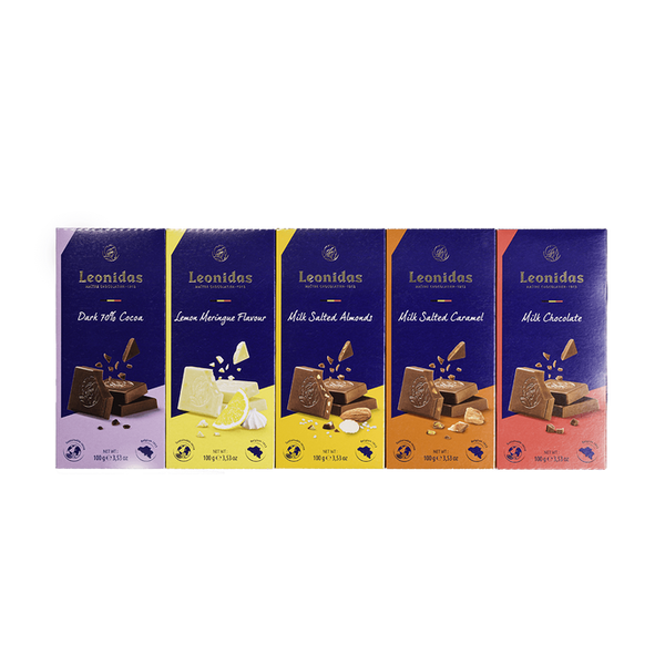 5 Pick your choice Chocolate Tablets – Leonidas Brighton
