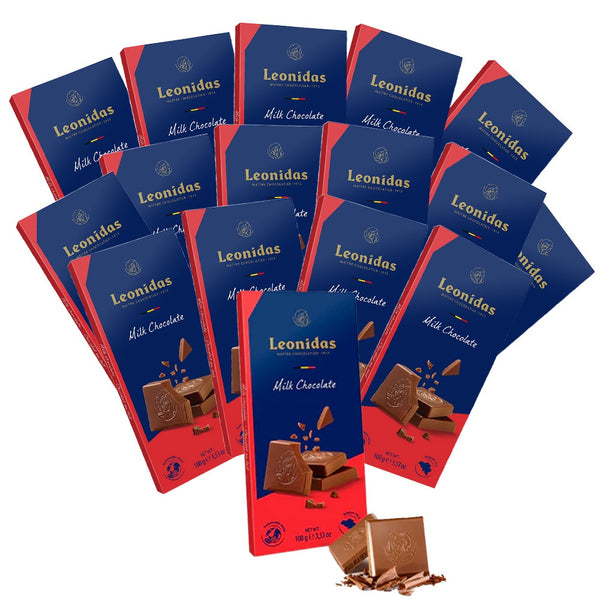 15 Milk Chocolate Tablet – Leonidas Brighton